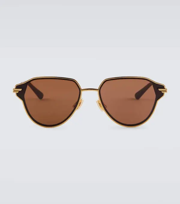 Bottega Veneta Glaze Aviator Sunglasses