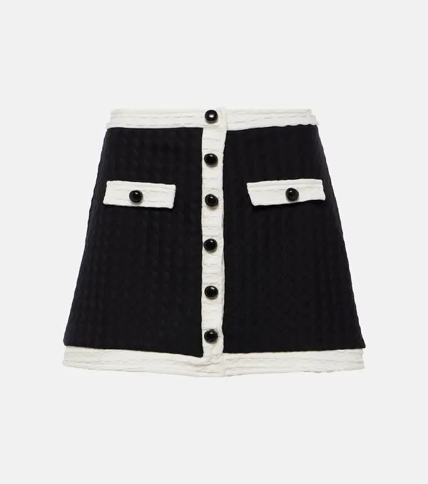 ADRIANA DEGREAS Jacquard Miniskirt - Multicoloured