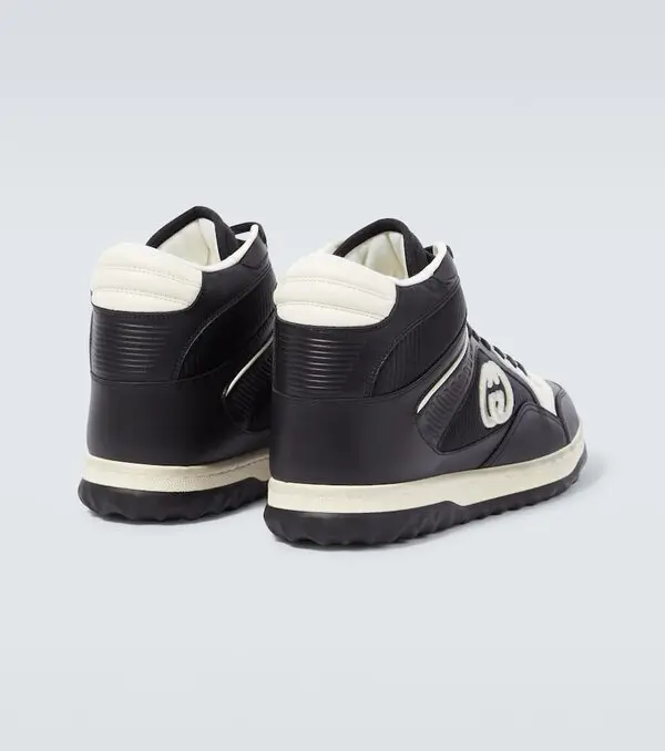 Gucci Mac80 Leather High-top Sneakers
