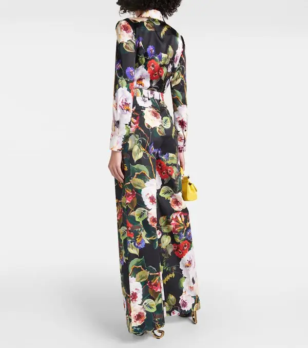 Dolce & Gabbana Floral Wide-leg Pants - Multicoloured