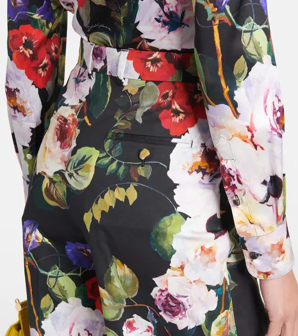 Dolce & Gabbana Floral Wide-leg Pants - Multicoloured