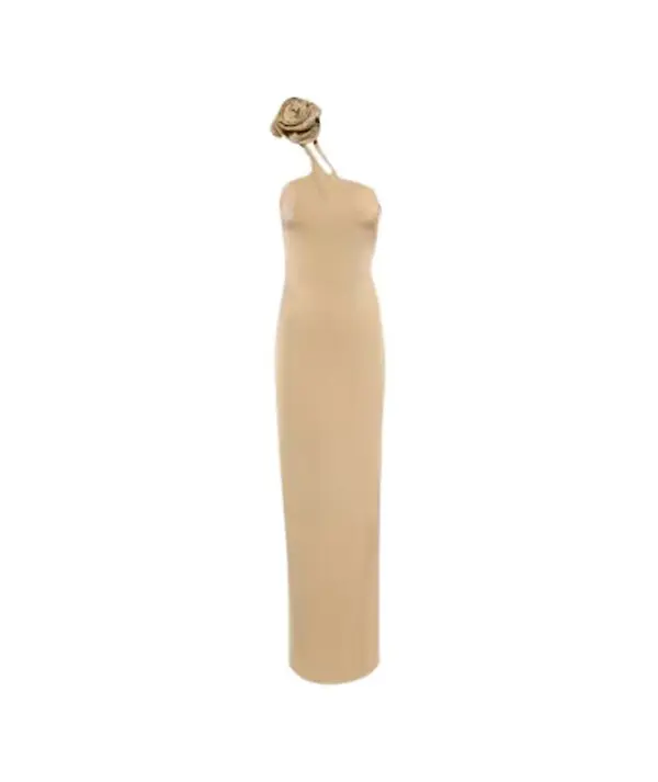 Magda Butrym Floral-appliqué Maxi Dress