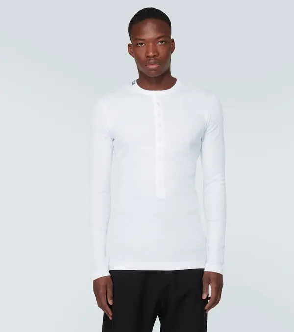 Dolce & Gabbana Re-edition Cotton Jersey Henley Shirt