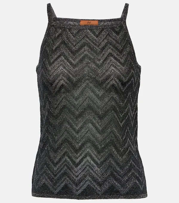 Missoni Zig Zag Metallic Top