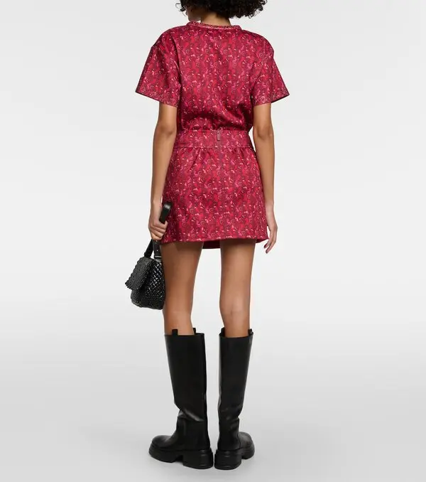 Max Mara Balocco Embellished Floral Midi Skirt