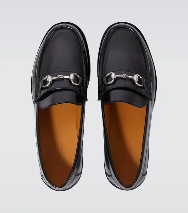 Gucci Horsebit Leather Loafers