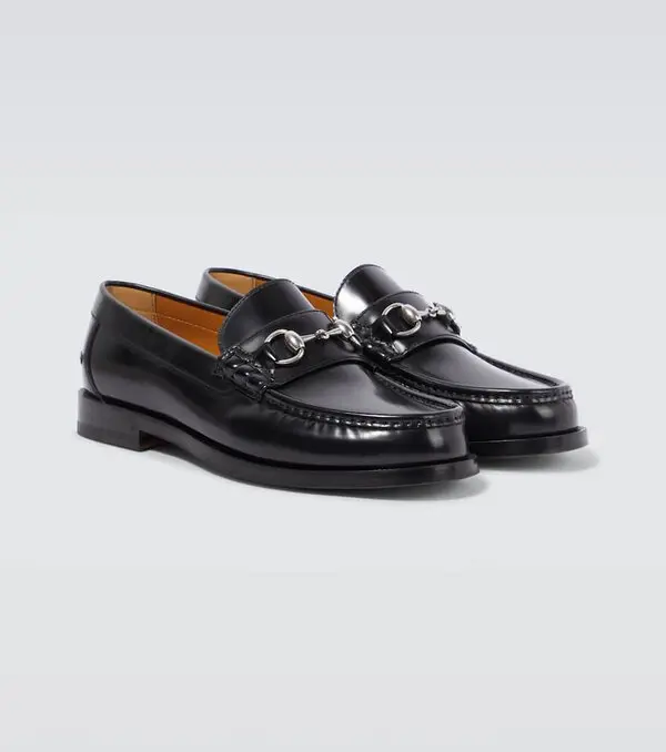 Gucci Horsebit Leather Loafers