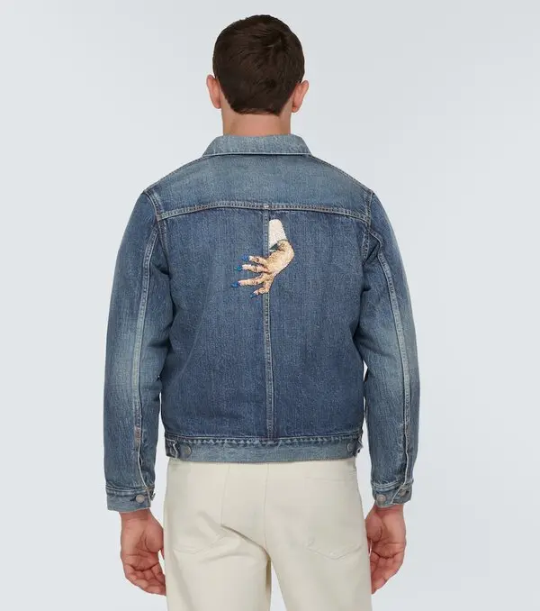 Undercover Beaded Denim Jacket