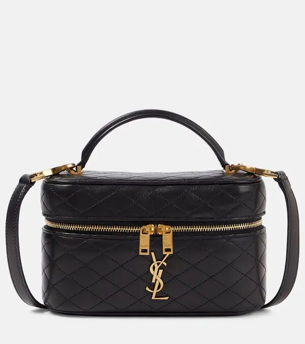 Saint Laurent Gaby Quilted Leather Bag - Black