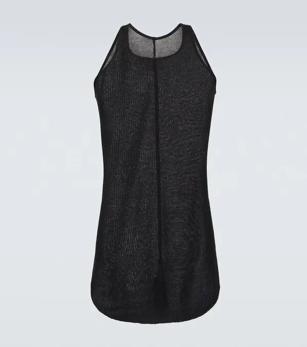 Rick Owens Ribbed-knit Tank Top