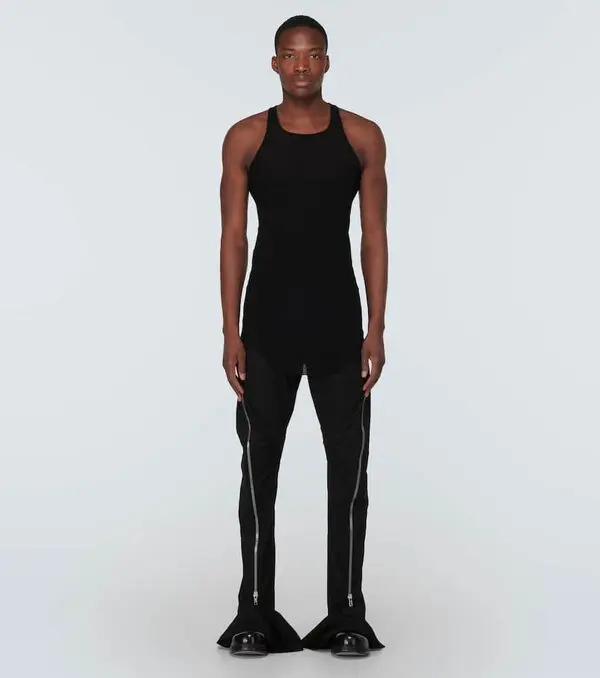 Rick Owens Ribbed-knit Tank Top