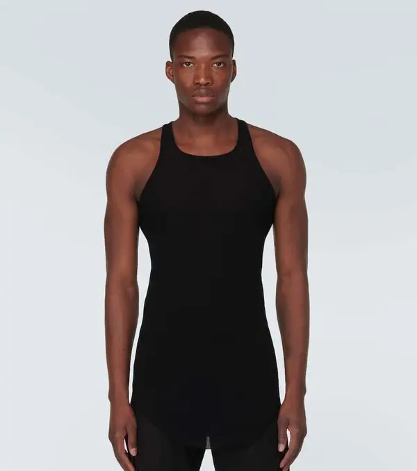 Rick Owens Ribbed-knit Tank Top
