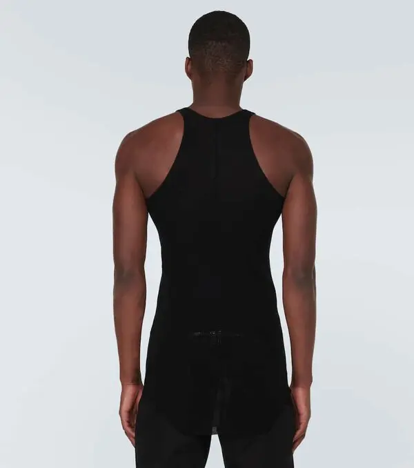 Rick Owens Ribbed-knit Tank Top