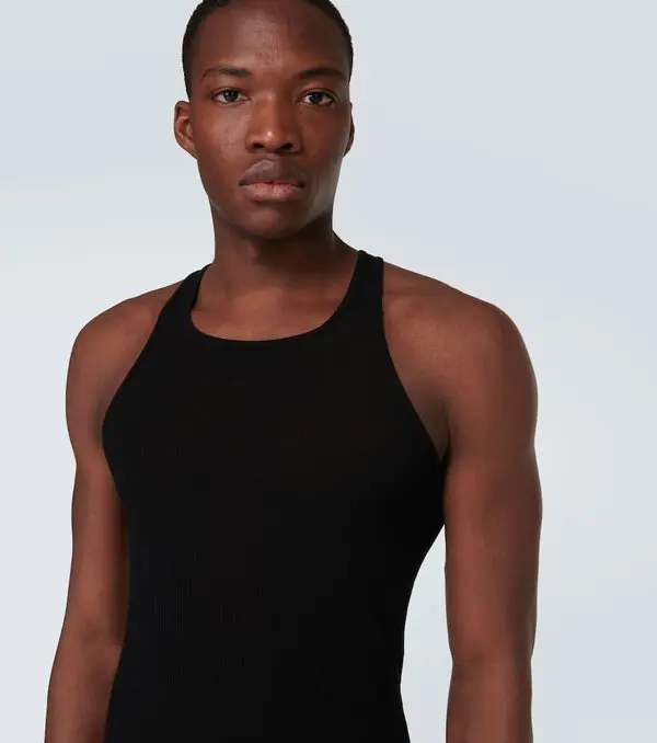 Rick Owens Ribbed-knit Tank Top