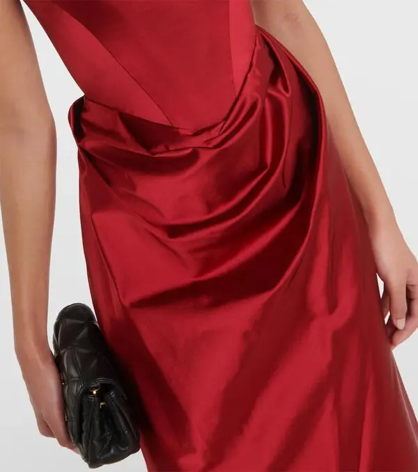 VIVIENNE WESTWOOD Draped Satin Gown