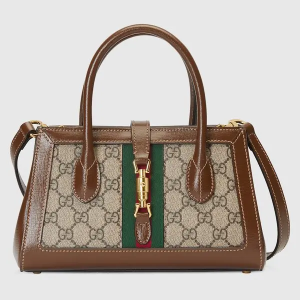 Gucci Small Piston Closure Shoulder Bag - Beige | Editorialist