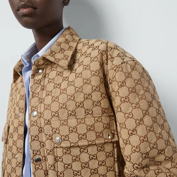 Gucci Gg Canvas Shirt - Beige | Editorialist