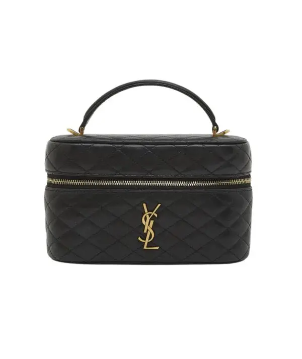 Saint Laurent Gabby Mini Vanity Case - Black