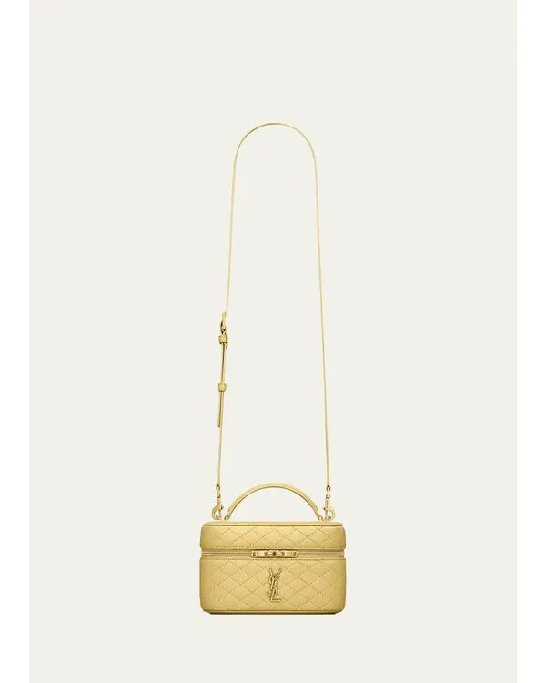 Saint Laurent Gabby Mini Vanity Case - Lemon