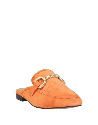 BIBI LOU Suede Mules - Orange