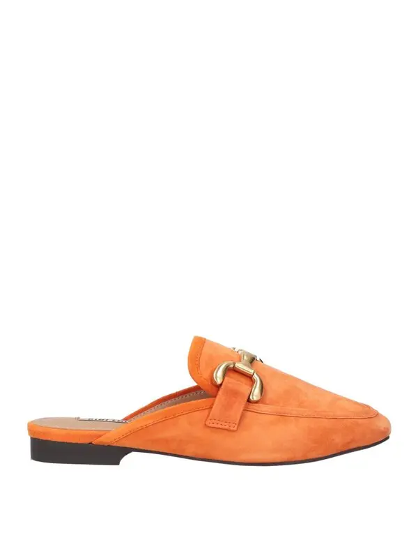 BIBI LOU Suede Mules - Orange