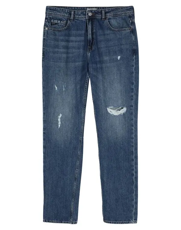 YES ZEE BY ESSENZA Cotton Denim Straight-leg Jeans