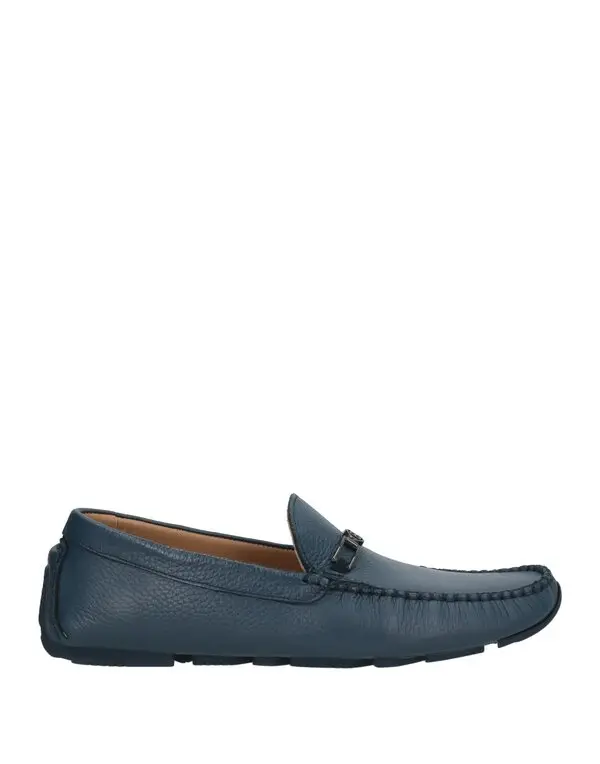 BALDININI Leather Loafers - Navy