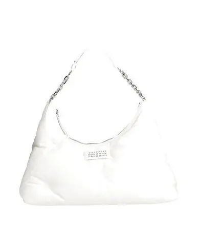 MAISON MARGIELA Ovine Leather Hobo Bag - White