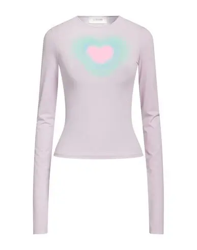 Sportmax Woven T-shirt With Crystals - Purple