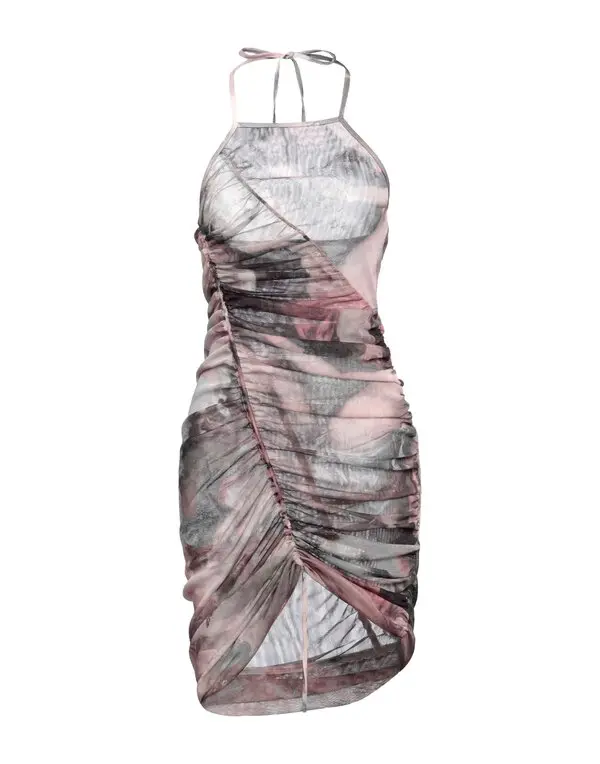 Balmain Mini Bodycon Dress - Pink