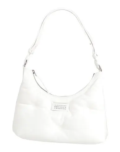MAISON MARGIELA Leather Hobo Bag - White