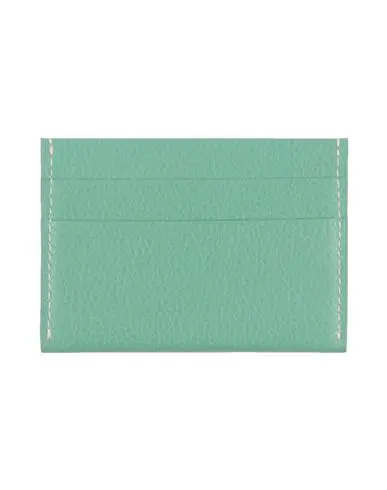 SPORTY & RICH Cardholder Light Leather - Green