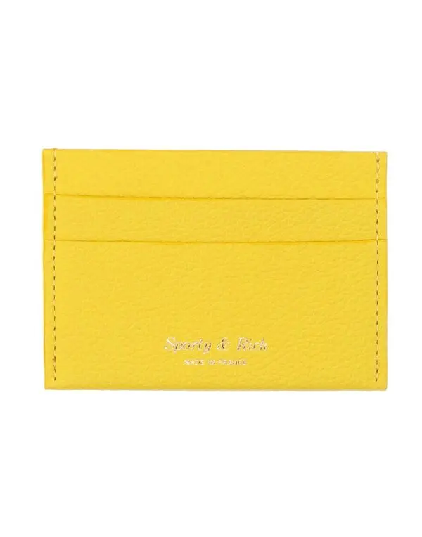 Sporty & Rich Cardholder Leather - Yellow