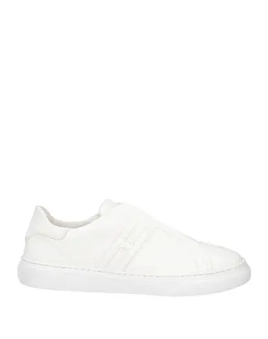 Hogan Leather Slip-on Sneakers - White