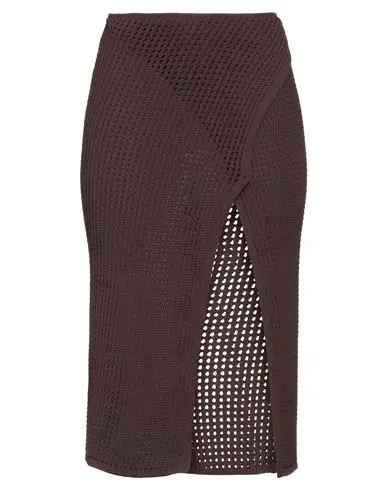 ANDREĀDAMO Midi Pencil Skirt - Brown