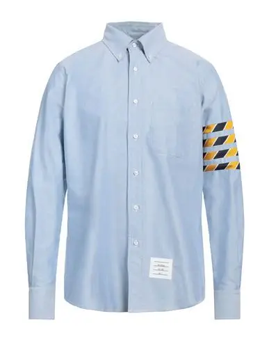 Thom Browne Shirt Size Cotton, Silk - Blue