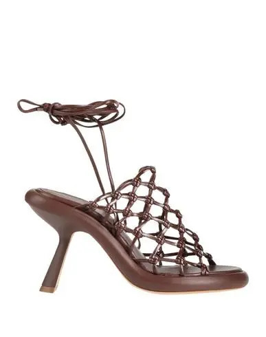 VIC MATIE Strappy Geometric Heel Sandals