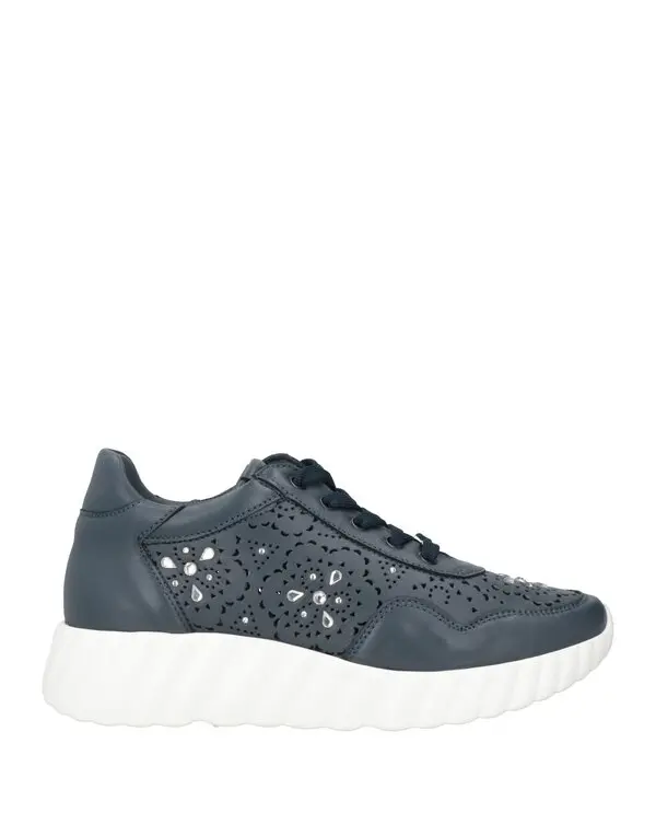 BALDININI Leather Sneakers - Navy