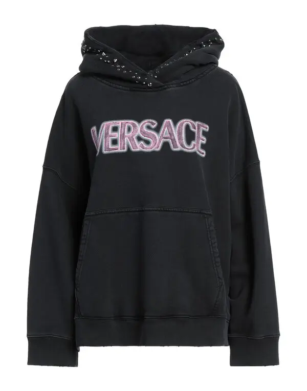 Versace Cotton Sweatshirt - Black