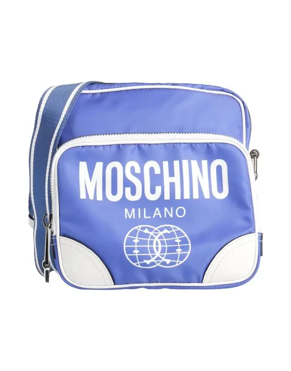 Moschino Cross-body Bag Textile Fibers, Leather