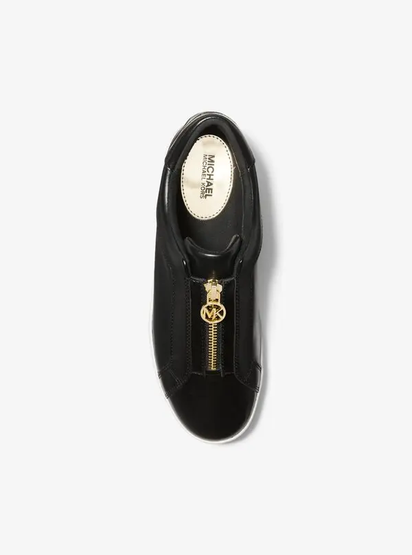 Michael Kors Keaton Zip-up Sneaker - Black