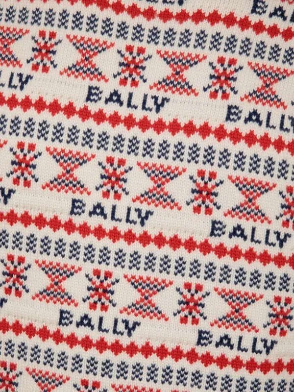 Bally Patterned Intarsia Wool Jumper