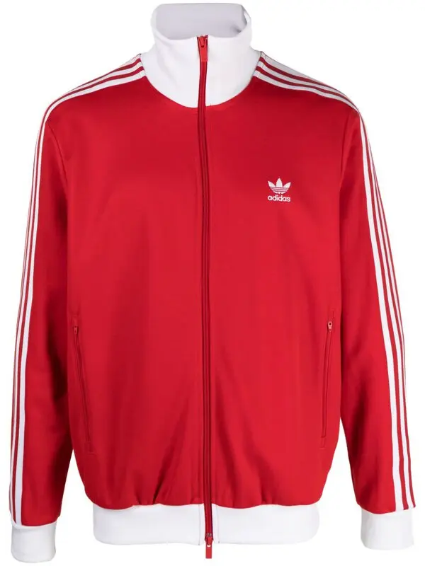 Adidas Beckenbauer Adicolor Zip-up Sweatshirt - Red