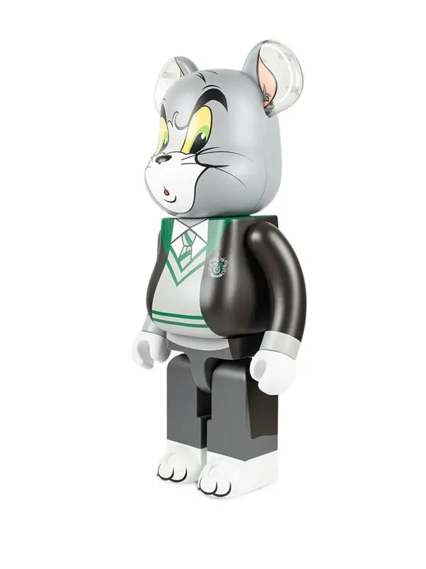 MEDICOM TOY X Tom And Jerry Tom In Hogwarts House Robe Be@rbrick 1000% Figure - Black
