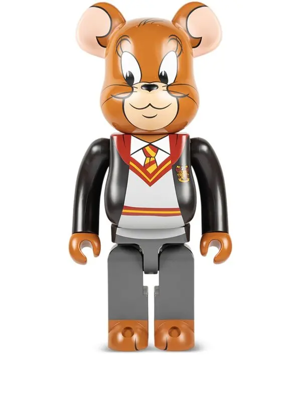 MEDICOM TOY X Tom & Jerry Jerry In Hogwarts House Robe Be@rbrick 1000% Figure - Brown