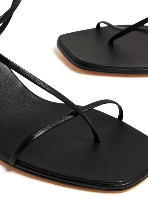 Studio Amelia 70mm Cross Front Sandals - Black