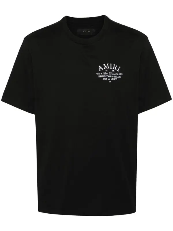 Amiri Arts District Logo-print Cotton T-shirt - Black