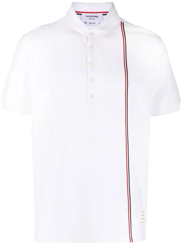 Thom Browne Rwb Stripe Polo Shirt