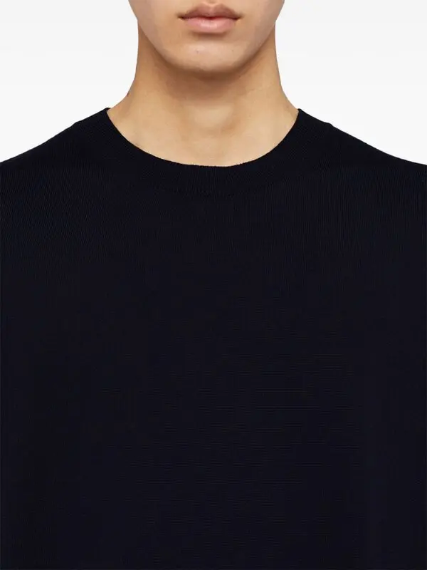JIL SANDER Round-neck Wool T-shirt