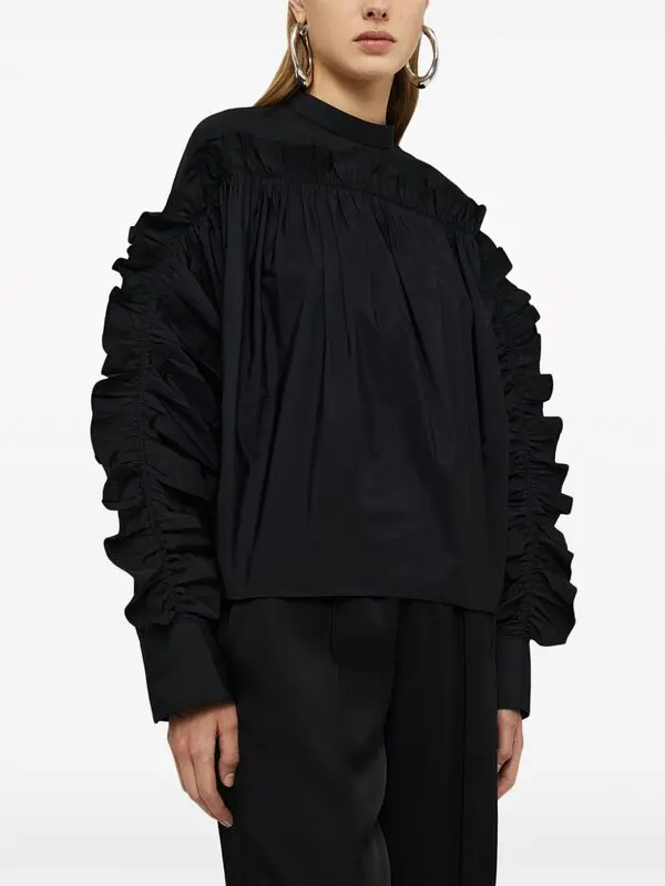 JIL SANDER Ruffle-detailing Sweatshirt